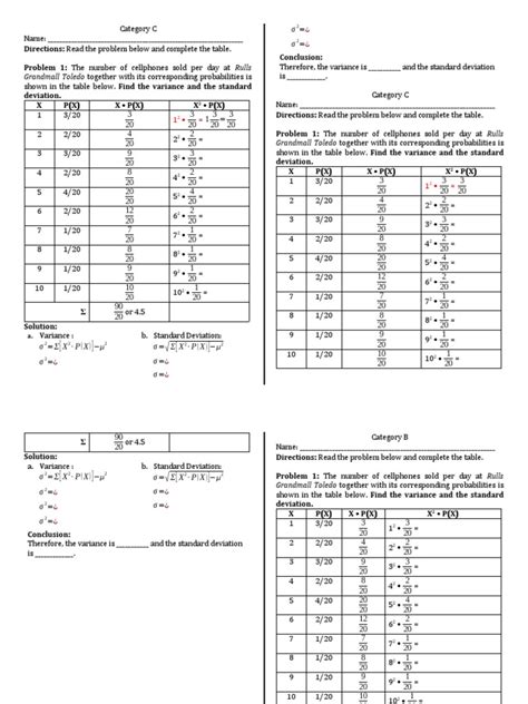 march1 activity in stat download free pdf variance standard