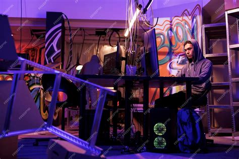 Free Photo Asian Hacker Coding Computer Virus