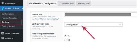 Configurator Display Settings Orion Products Documentation