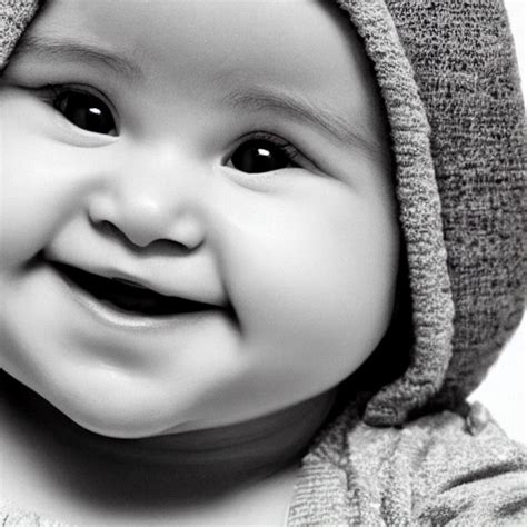 Photo realistic baby smiling - Arthub.ai