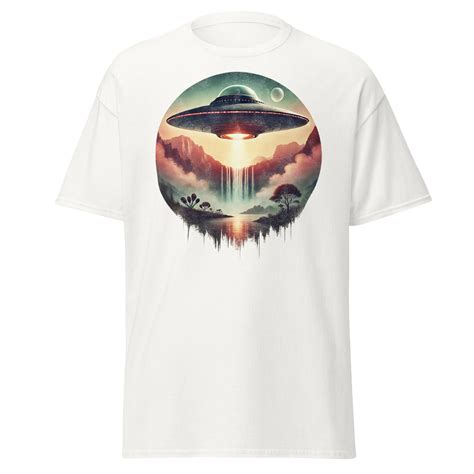 Ufo T Shirt T Shirt With Alien Landscape And Ufo Uap T Shirt For