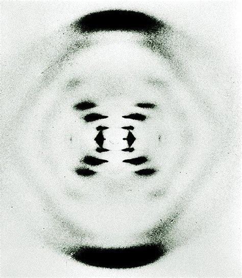 Heres Rosalind Franklins Famous Photo 51 The X Ray Diffraction Image
