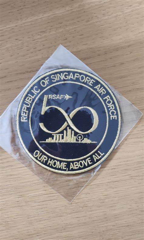 Rsaf 50th Anniversary Patch Hobbies And Toys Memorabilia And Collectibles Vintage Collectibles On