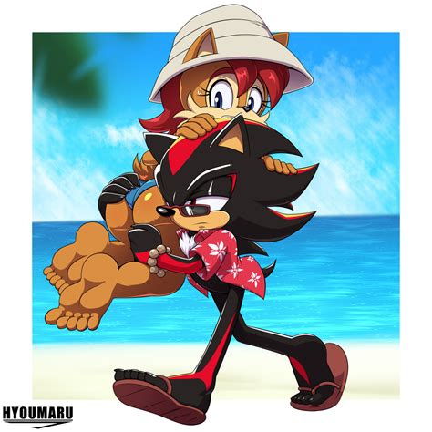Shadow And Sally By Hyoumaru On Newgrounds