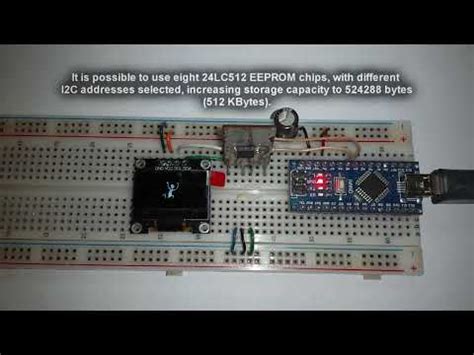 Arduino Bitmap Images From I C EEPROM To OLED Display Sbranvlztronics