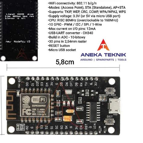 jual modern nodemcu esp8266 v3 lua ch340g wifi module shopee indonesia
