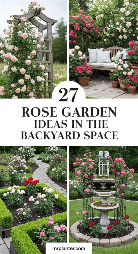 27 Rose Garden Ideas In The Backyard Space In 2025 Rose Garden Design