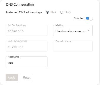Configuring Network Settings XClarity Orchestrator Docs Lenovo Docs