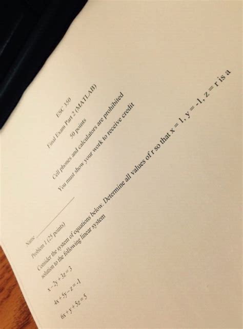 Consider The System Of Equations Below Determine All