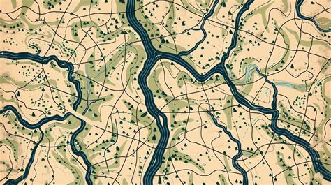 Premium Photo This Is A Detailed Map Of A Fictional City The Map