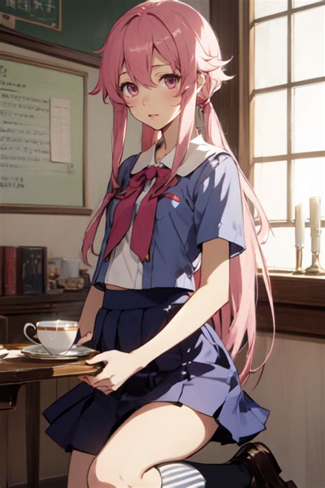 Screenshots Von Yuno Gasai Mirai Nikki Yuno Gasai