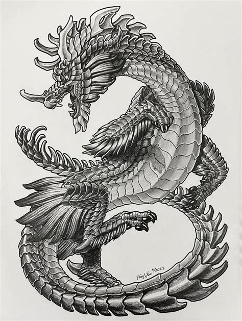 Dragon Sketches Realistic