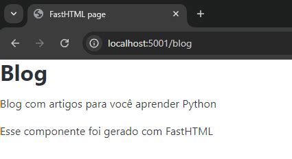 Como Criar WebApps Com Python FastHTML