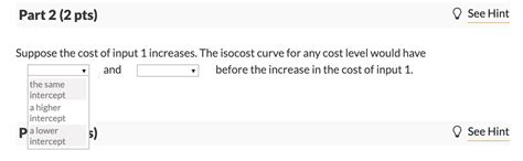 Solved Consider A Firm Using Two Inputs For Its Production