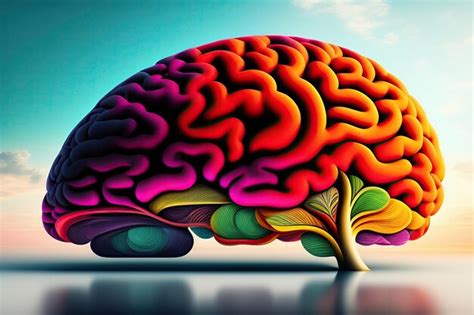 Premium Ai Image Abstract Brain