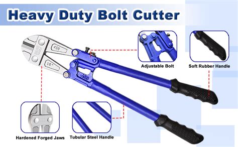 Zrggea Bolt Cutter 14 Inch Heavy Duty Wire Cutters Industrial Grade