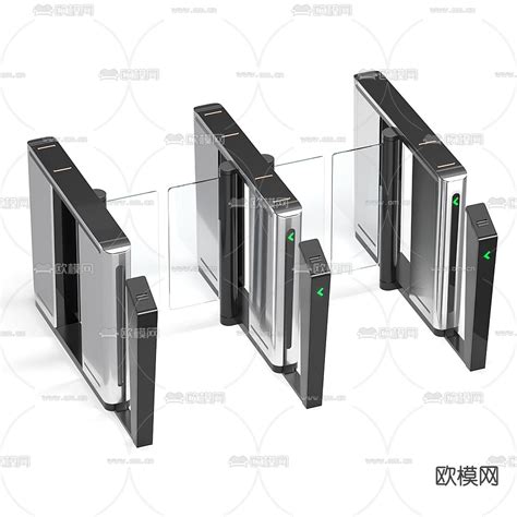 现代办公楼闸机安检门3d模型下载id117155823dmax免费模型 欧模网