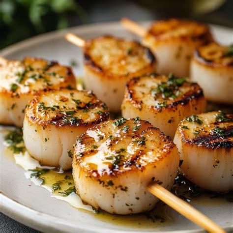 Grilled Scallops