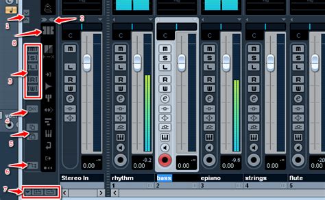 The Cubase Mixer Window