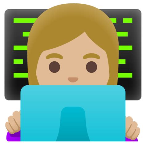 👩🏼‍💻 Woman Technologist Medium Light Skin Tone Emoji Meaning From