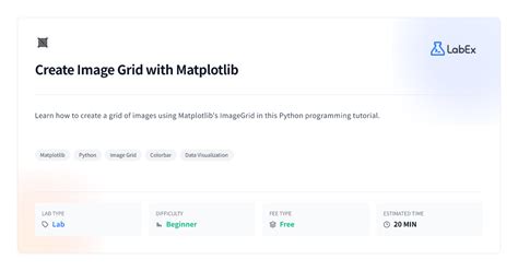 Create Image Grids With Matplotlib Python Tutorials Labex