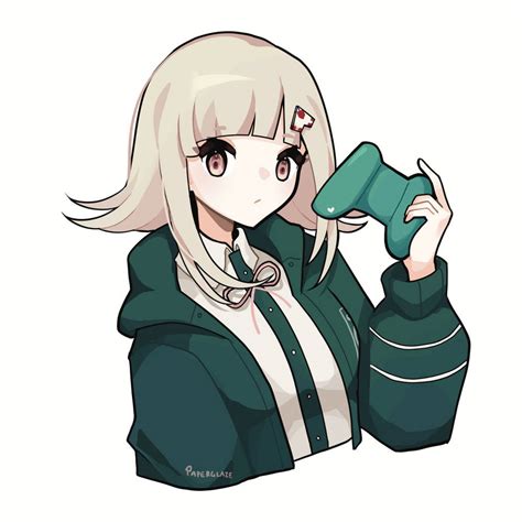 Chiaki Sticker Design Danganronpa 2 By Paperglazenet On Deviantart