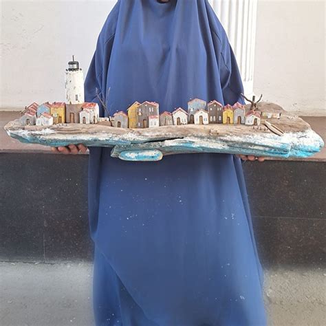 дрифтвуд город с маяком Коряги Маяк Домики