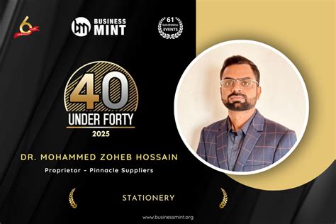 Dr Mohammed Zoheb Hossain Redefining The Stationery Industry With