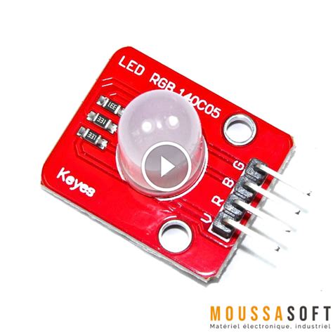 Module Led Rgb 10mm Moussasoft