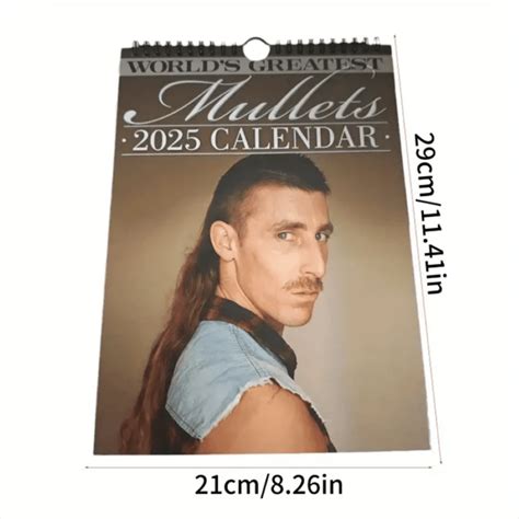 2025 Calendar Monthly Planner Daily View Planner Organizer Funny 2025 Worlds Greatest Mullets