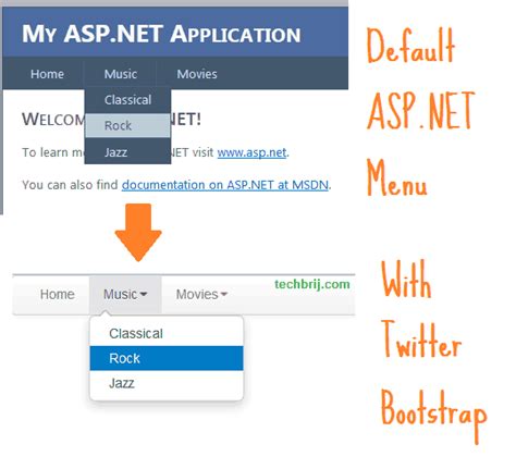 Responsive ASP NET Menu Control With Twitter Bootstrap TechBrij