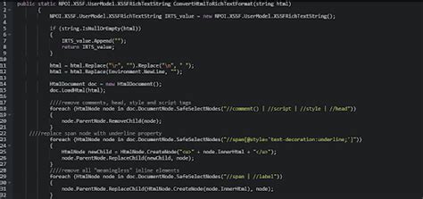 Convert Html To Text With Npoi Zerone Consulting