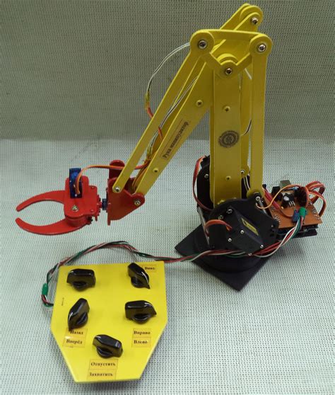 Рука манипулятор на Arduino