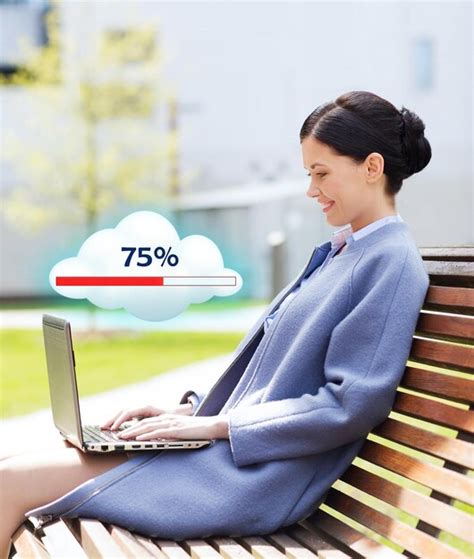 Premium Photo Business Technology Cloud Computing And People