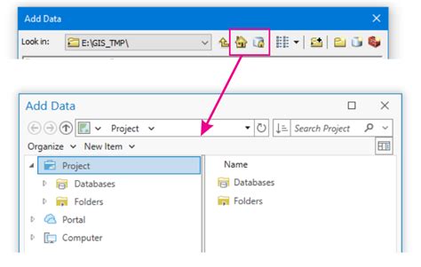 Bring Back The Default Folder And Default Database Esri Community