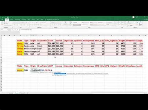 Learn How to use Vlookup formula to find particular data and multiple ...
