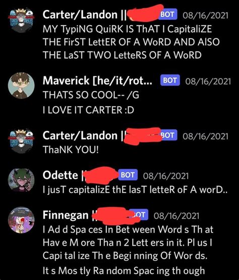 Look At All These Typing Quirks Rsystemscringe