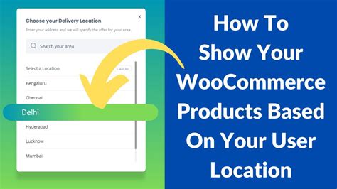 How To Show Your WooCommerce Products Based On Your User Location Hindi YouTube