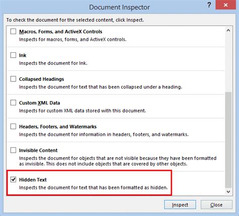 Find And Remove Hidden Text In Word Office Watch