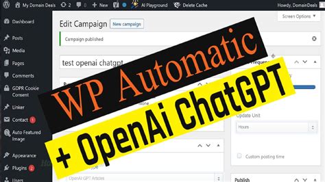 How To Use Wordpress Automatic Plugin With Openai Chatgpt Autoblog Tutorial Youtube