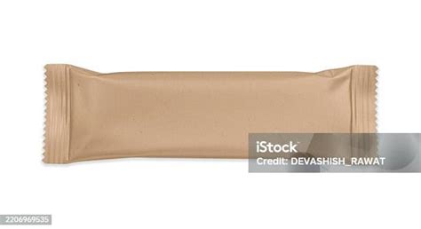 고립된 흰색 배경에 스낵바 포장 모형 플로우 팩의 빈 모형 템플릿 3d 그림 0명에 대한 스톡 사진 및 기타 이미지 0명 3차원 형태 가방 Istock