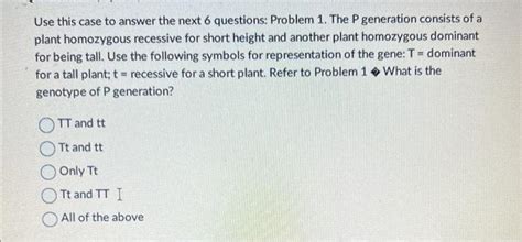 Solved Use This Case To Answer The Next Questions Problem Chegg Com