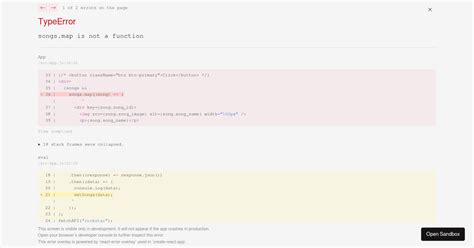 React Music App Demo Codesandbox