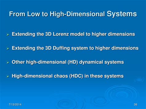 Ppt High Dimensional Chaos Powerpoint Presentation Free Download Id1723221