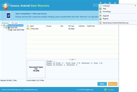 Eassos Android Data Recovery 125 Build 1757 Download Review Screenshots