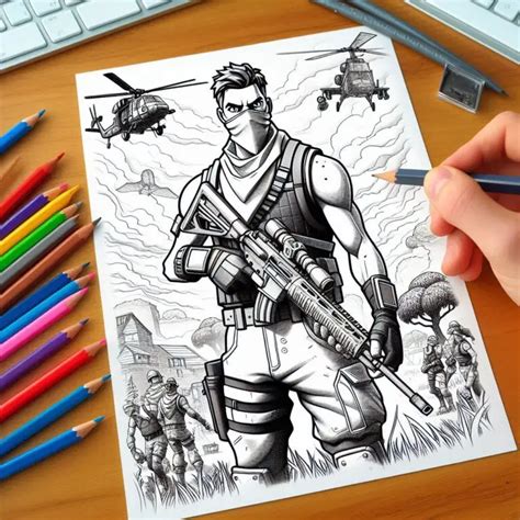Fortnite Kleurplaat Unieke Download En Printen Tekening