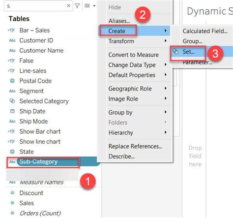 How To Create A Set In Tableau
