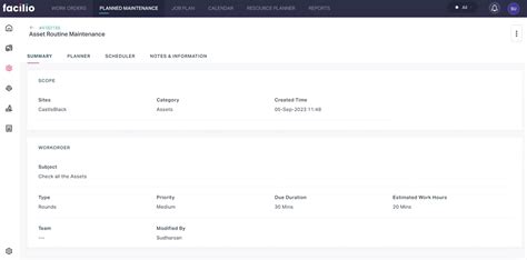 Configuring Planned Maintenance Facilio Documentation