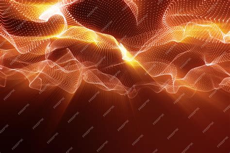 Premium Photo 3d Rendering Abstract Polygonal Low Poly Wave