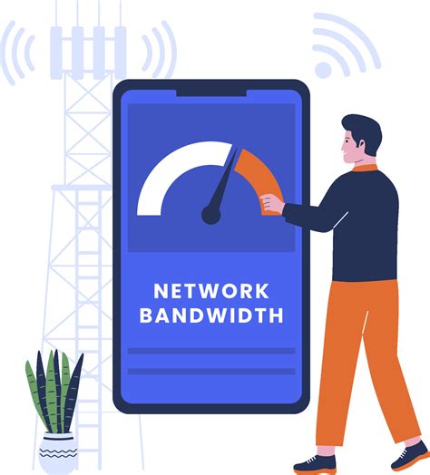 Vector Of Network Bandwidth Illustration 29579314 Vector Art At Vecteezy